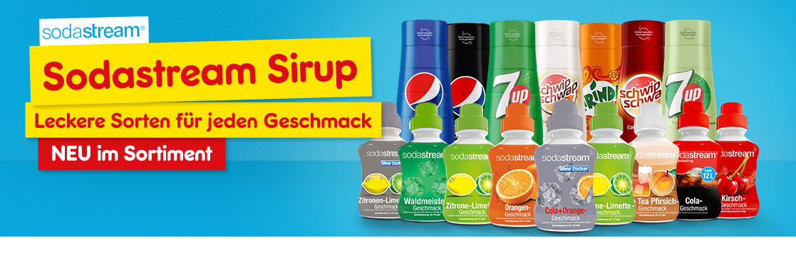 Sodastream Sirup Sorten jetzt bei Netto Online shoppen